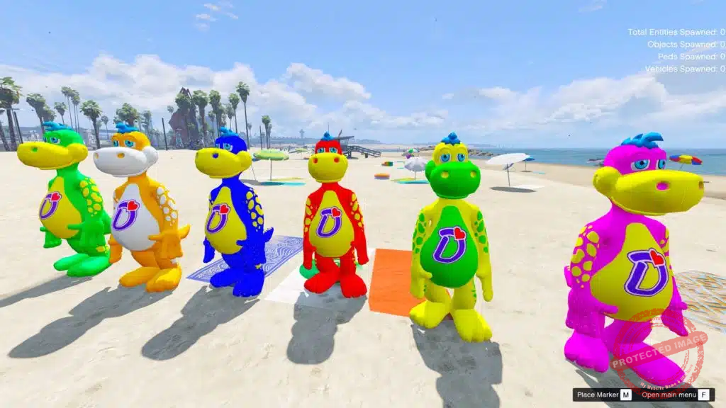 GTA 5 Mod Cartoon Dino - GTA 5 Mods Website
