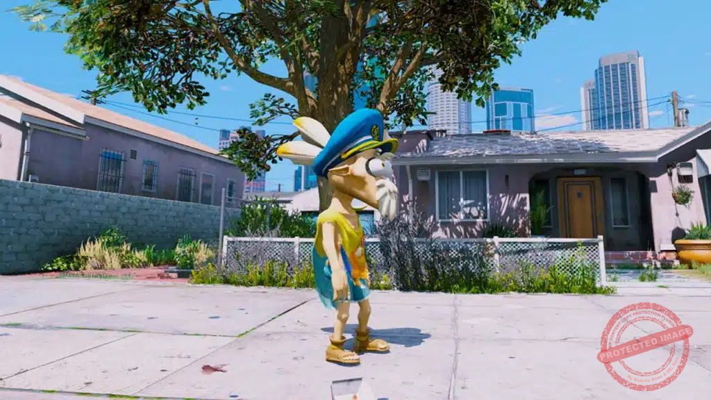 GTA 5 Mod Captain Cuttlefish Splatoon - GTA 5 Mods Website