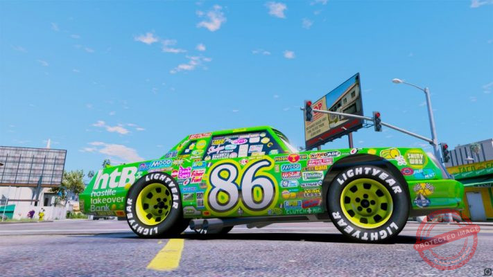 GTA 5 Mod Disney Cars Chick Hicks - GTA 5 Mods Website