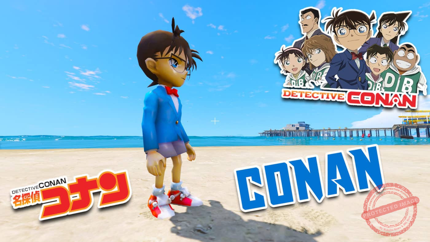 GTA 5 Mods Edogawa Conan - GTA 5 Mods Website