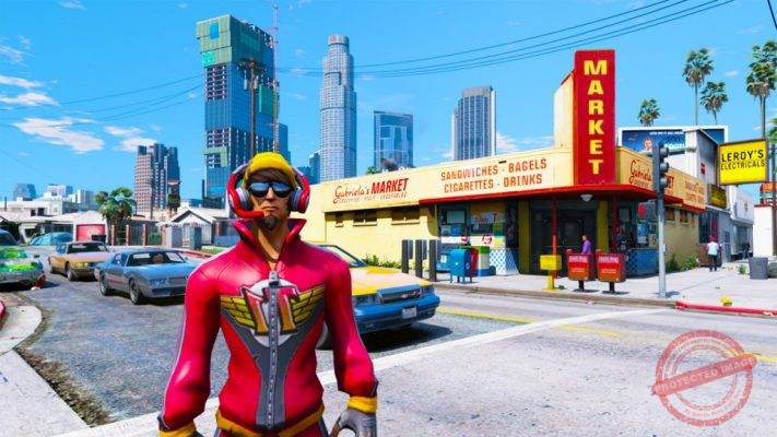 GTA 5 Mod Leesin SKT T1 Skin League Legends - GTA 5 Mods Website