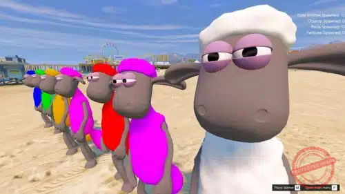 GTA 5 Mod Shaun The Sheep - GTA 5 Mods Website