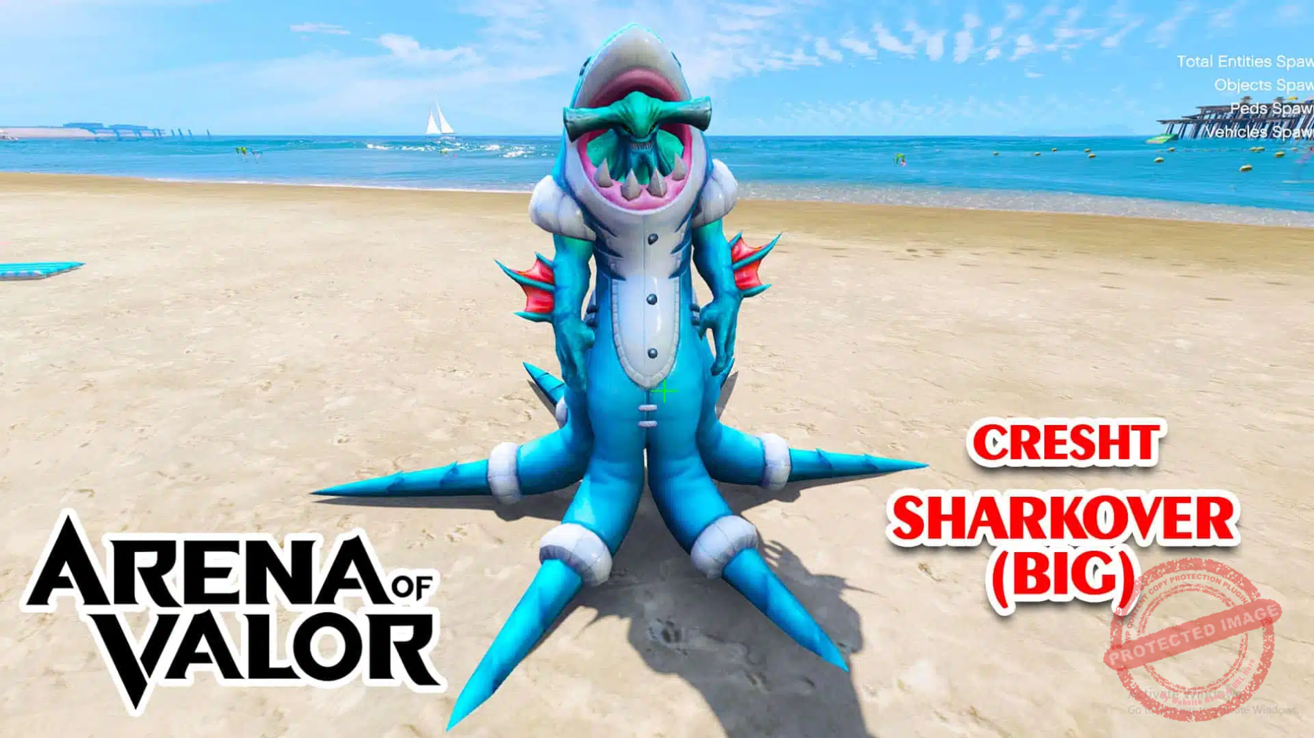 GTA 5 Mod Cresht Sharkover Arena of Valor - GTA 5 Mods Website
