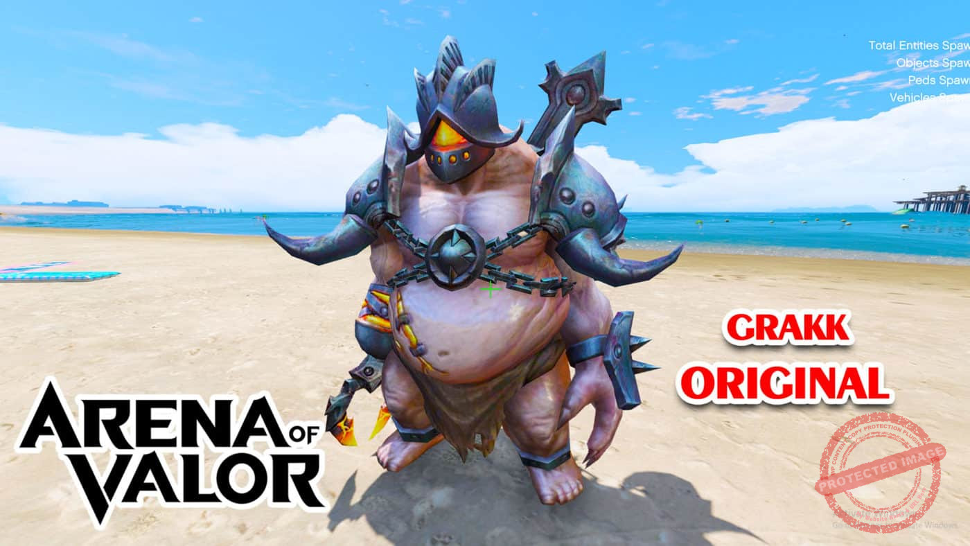 GTA 5 Mod Grakk Original Arena of Valor - GTA 5 Mods Website