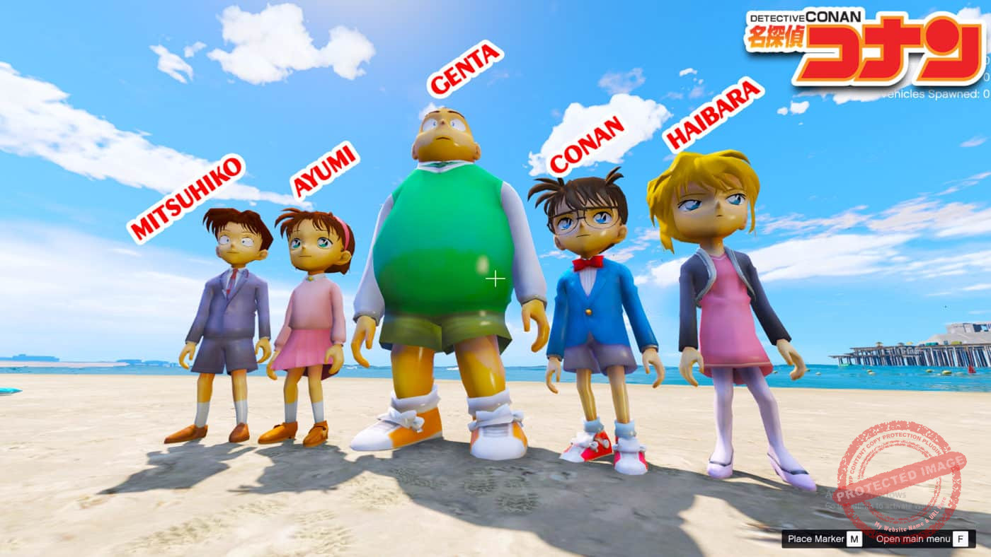 GTA 5 Mod Conan Detective Kids Pack - GTA 5 Mods Website