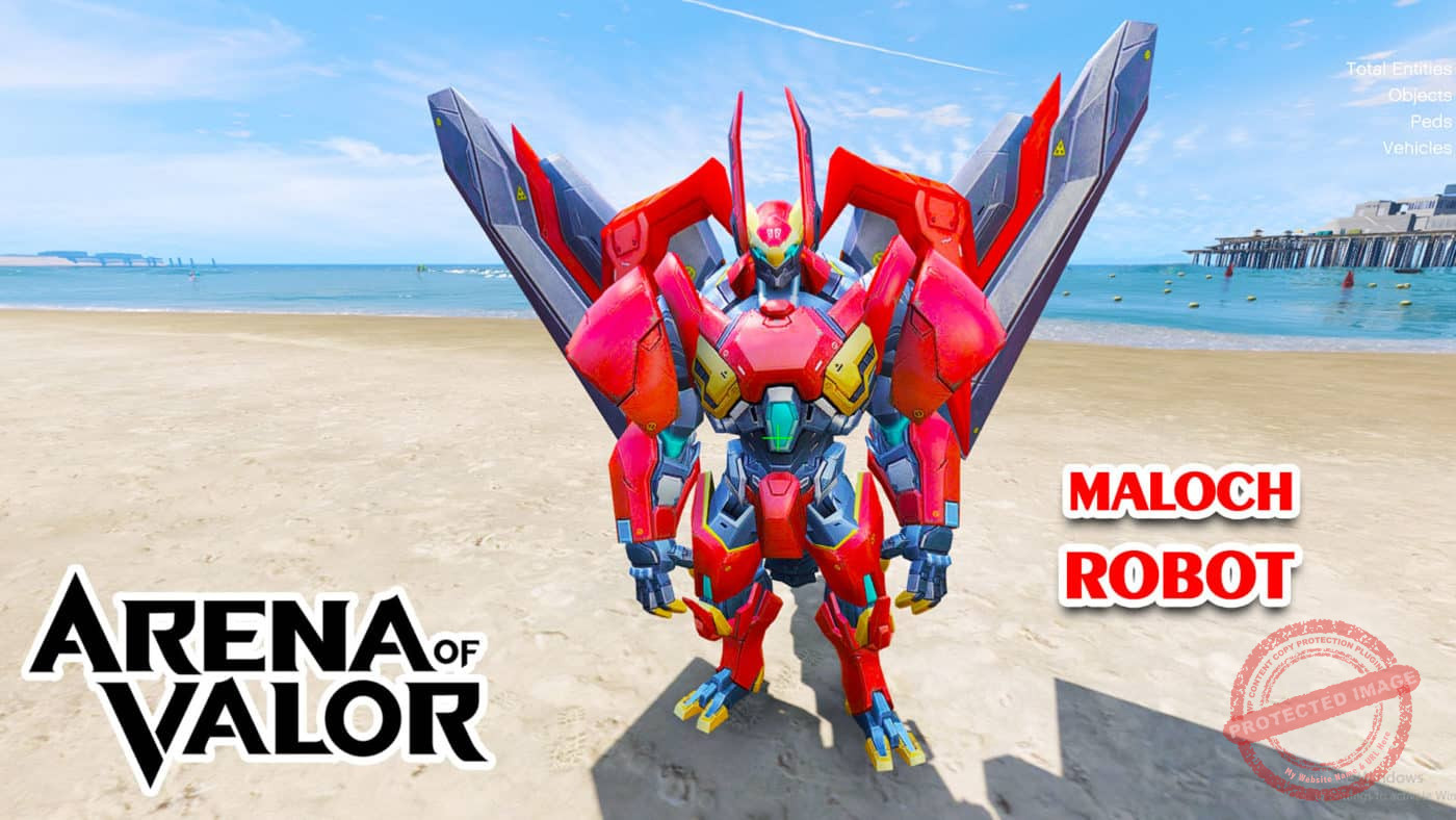 GTA 5 Mod Maloch Robot Arena of Valor - GTA 5 Mods Website
