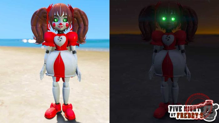 GTA 5 Mods FNAF Circus Baby New Version - GTA 5 Mods Website