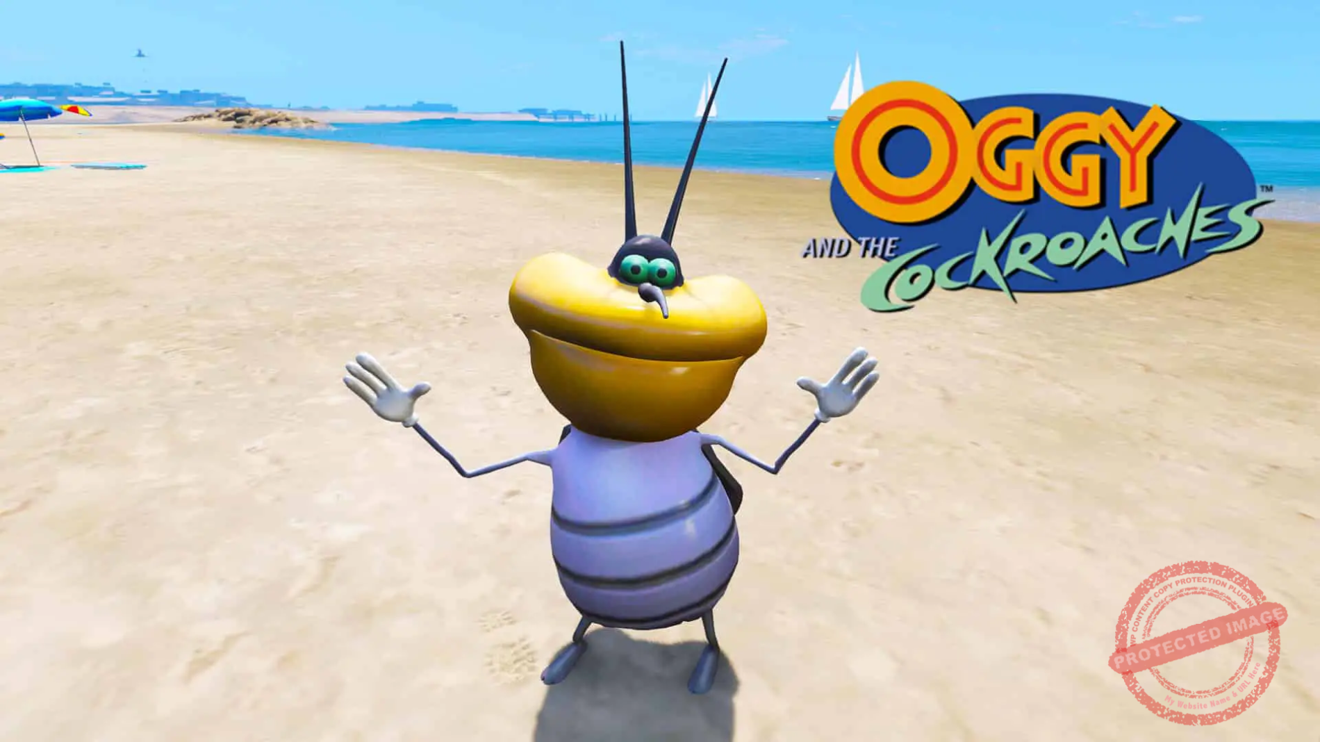 GTA 5 Mods Dee Dee in Oggy and the Cockroaches - GTA 5 Mods Website