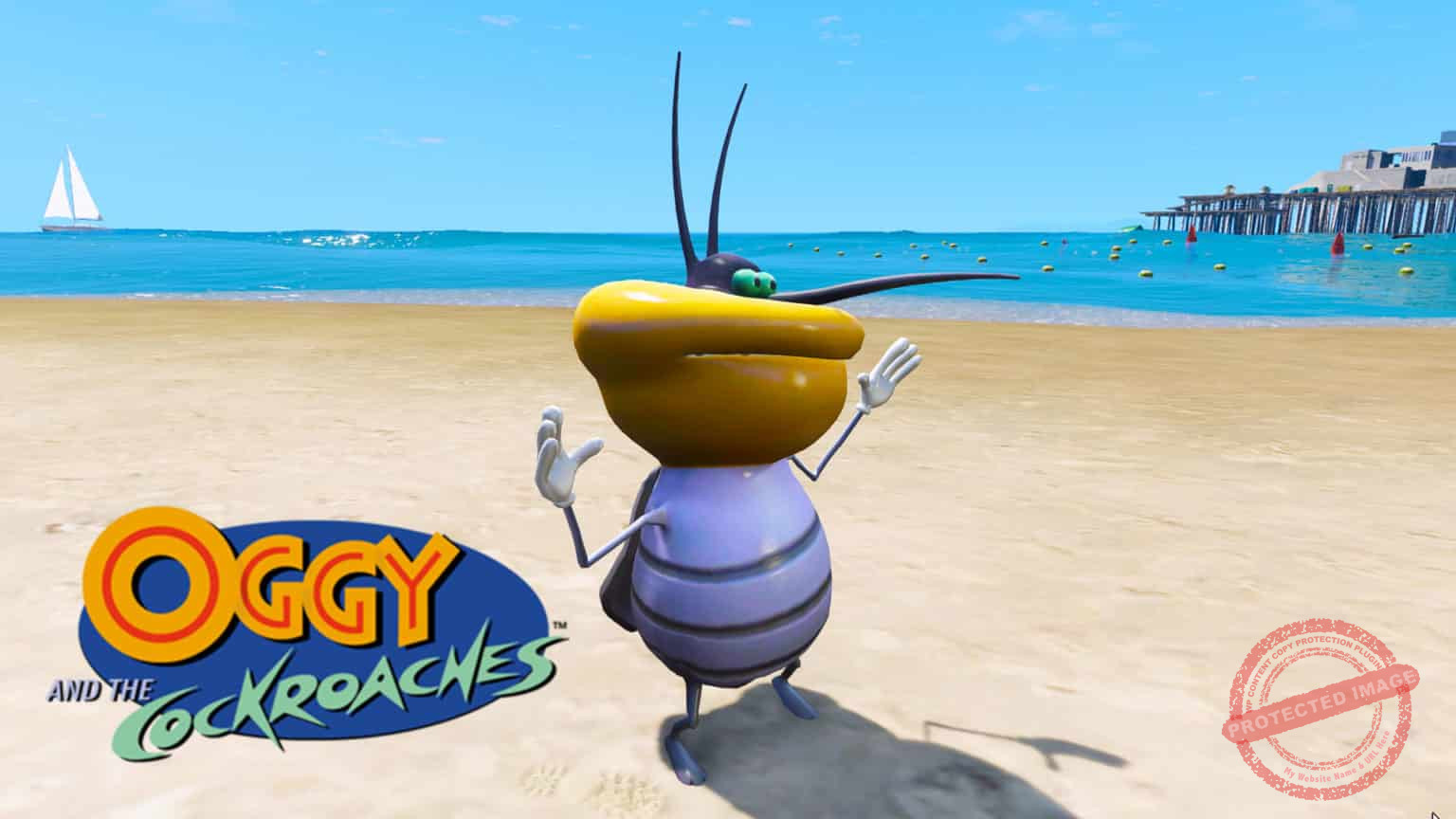 GTA 5 Mods Dee Dee in Oggy and the Cockroaches - GTA 5 Mods Website