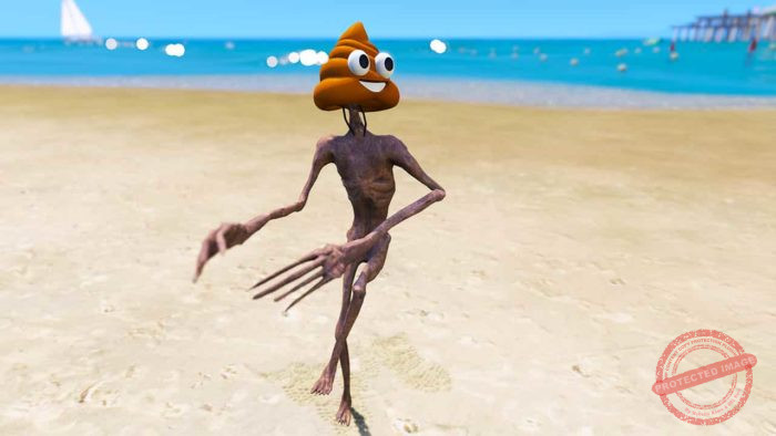 GTA 5 Mods POOP SIREN HEAD - GTA 5 Mods Website