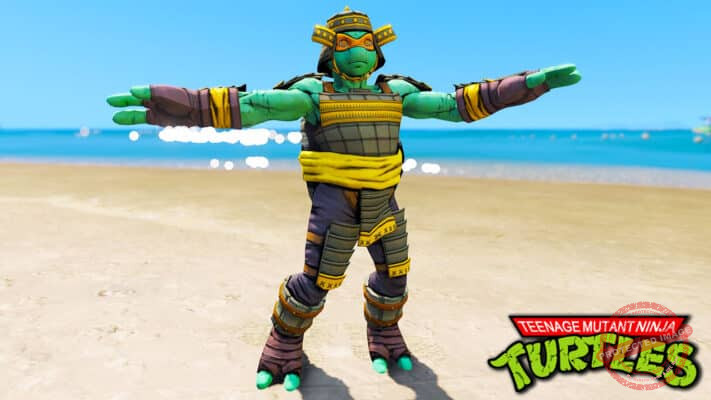 GTA 5 Mods TMNT Michelangelo Samurai - GTA 5 Mods Website