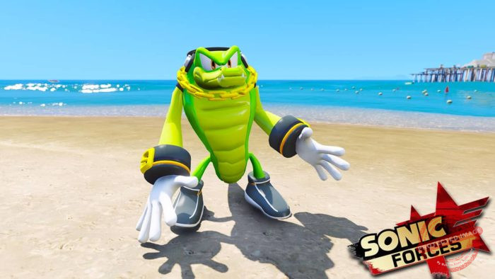 GTA 5 Mods Sonic Forces Vector the Crocodile - GTA 5 Mods Website