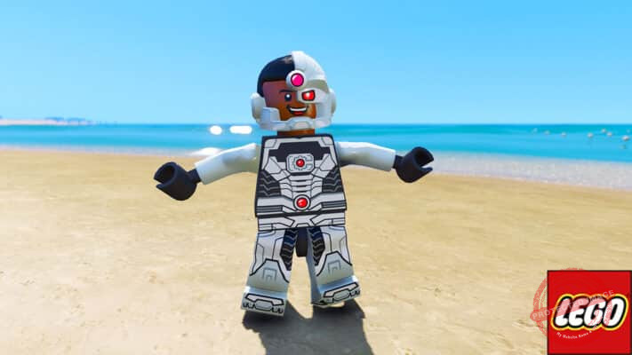 GTA 5 Mods LEGO Cyborg - GTA 5 Mods Website