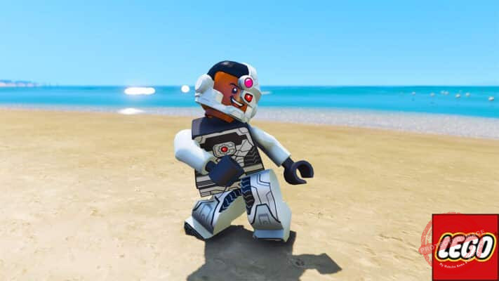 GTA 5 Mods LEGO Cyborg - GTA 5 Mods Website