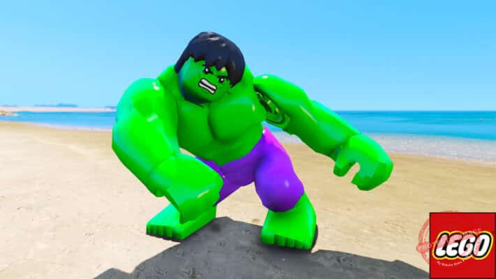 GTA 5 Mods LEGO Hulk The Incredible - GTA 5 Mods Website