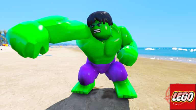 GTA 5 Mods LEGO Hulk The Incredible - GTA 5 Mods Website