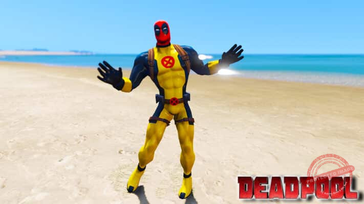 GTA 5 Mods Deadpool X-Men - GTA 5 Mods Website