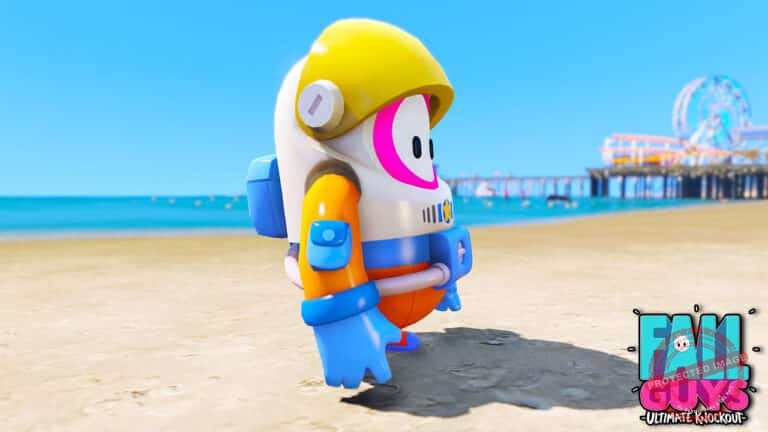 GTA 5 Mods Fall Guys Astronaut - GTA 5 Mods Website