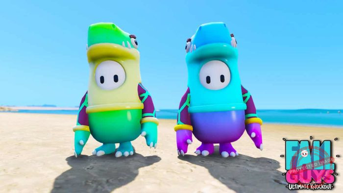 GTA 5 Mods Fall Guys Dinosaur - GTA 5 Mods Website