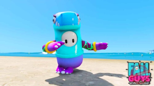 GTA 5 Mods Fall Guys Dinosaur - GTA 5 Mods Website