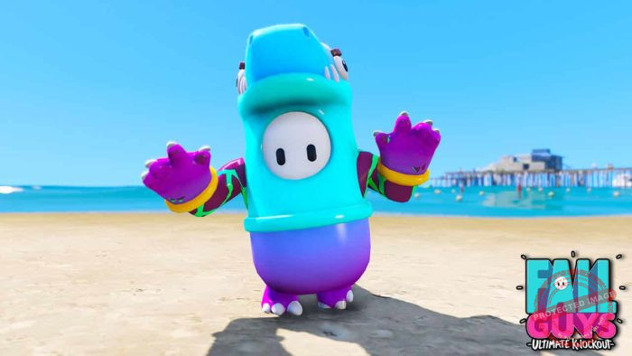 GTA 5 Mods Fall Guys Dinosaur - GTA 5 Mods Website