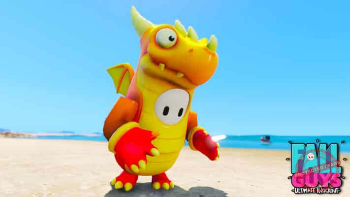 GTA 5 Mods Fall Guys Dragon - GTA 5 Mods Website