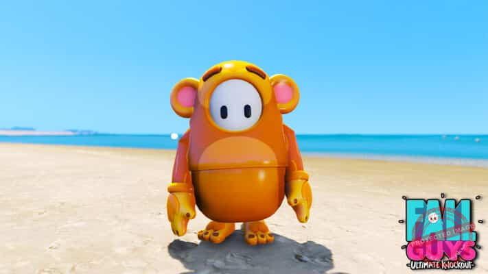GTA 5 Mods Fall Guys Monkey - GTA 5 Mods Website