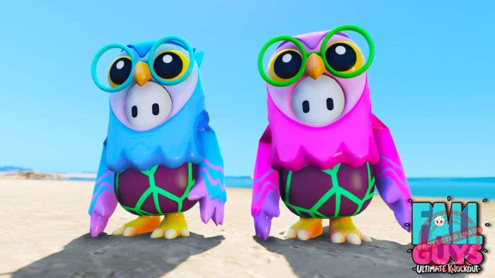 GTA 5 Mods Fall Guys Owl - GTA 5 Mods Website