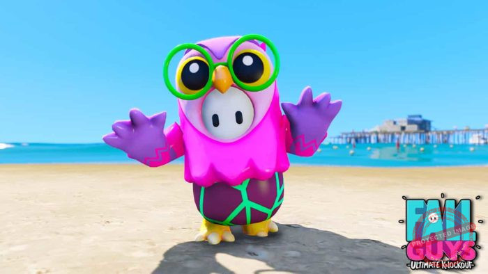 GTA 5 Mods Fall Guys Owl - GTA 5 Mods Website