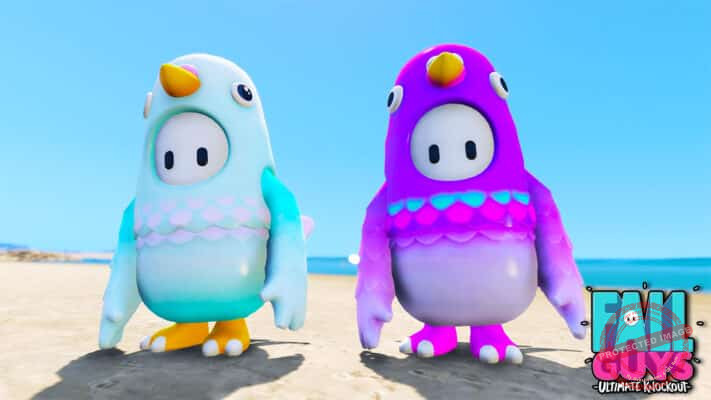 GTA 5 Mods Fall Guys Pigeon - GTA 5 Mods Website