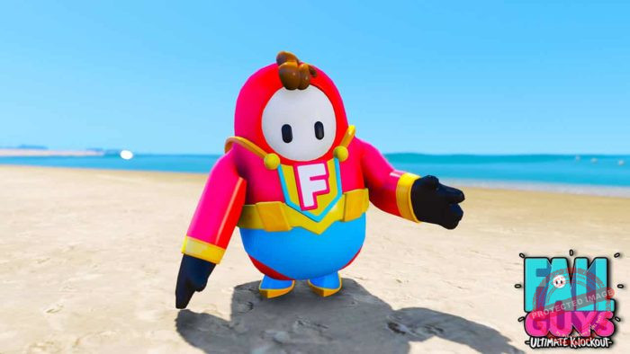 GTA 5 Mods Fall Guys Super Hero - GTA 5 Mods Website