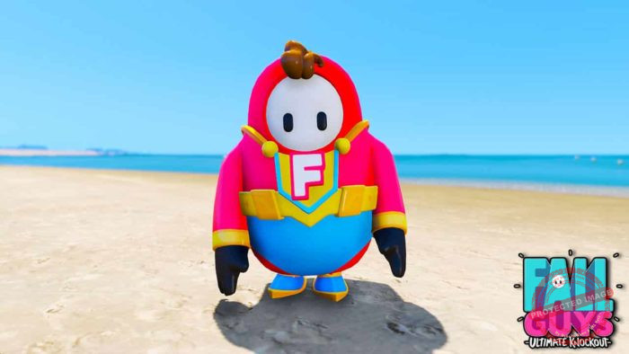 GTA 5 Mods Fall Guys Super Hero - GTA 5 Mods Website