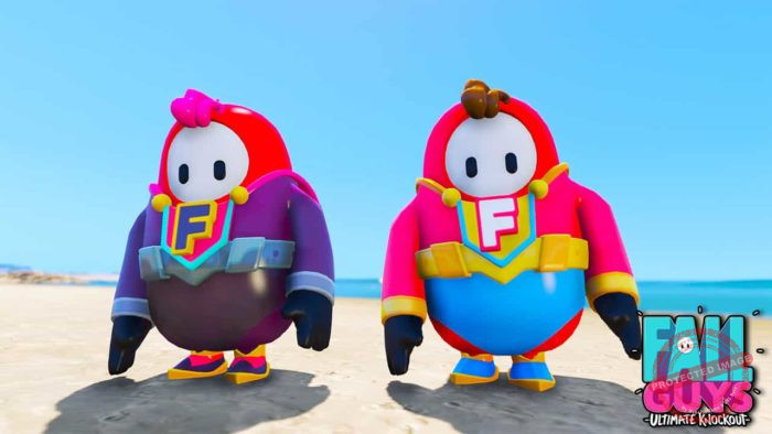 GTA 5 Mods Fall Guys Super Hero - GTA 5 Mods Website