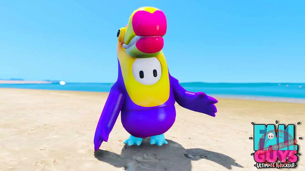 GTA 5 Mods Fall Guys Tucan - GTA 5 Mods Website