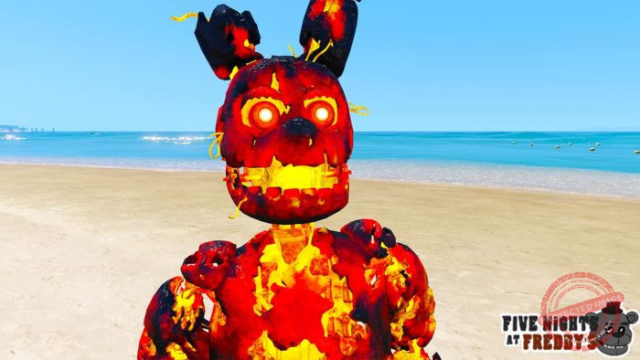 GTA 5 Mods FNAF Flaming Spring Trap - GTA 5 Mods Website