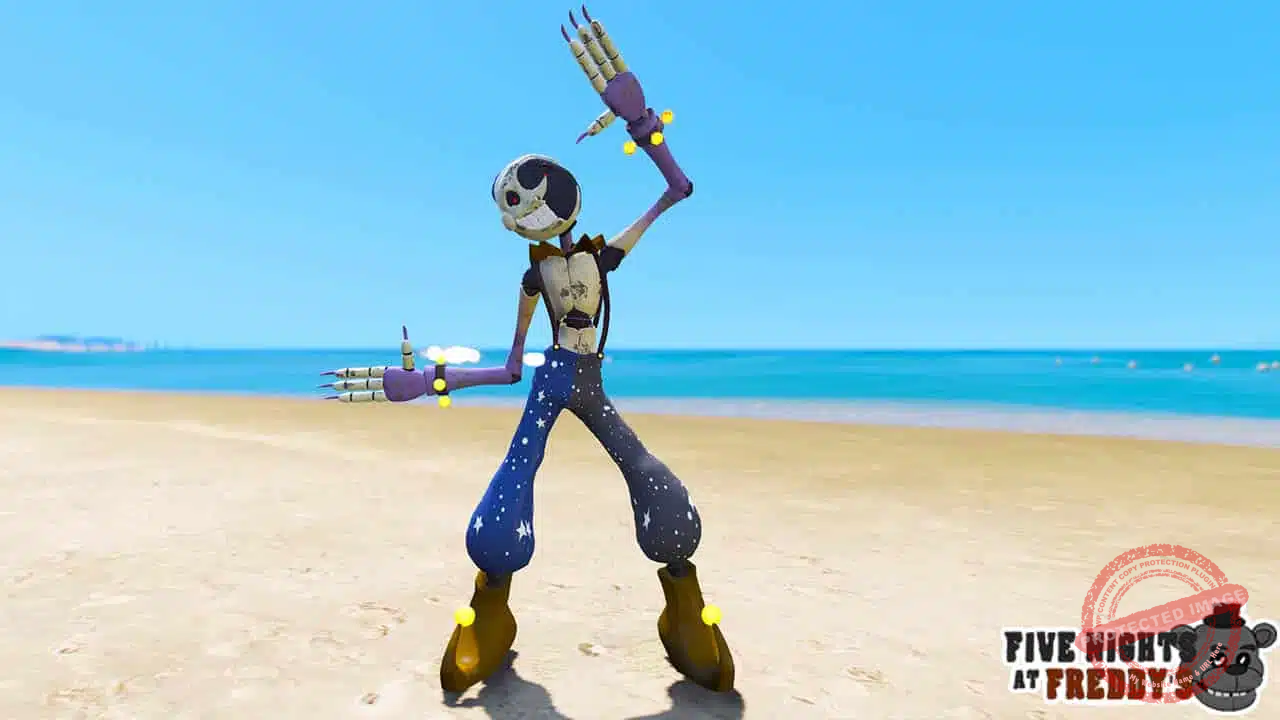 GTA 5 Mods FNAF MoonGuy - GTA 5 Mods Website