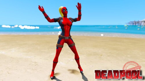 GTA 5 Mods Lady Deadpool - GTA 5 Mods Website