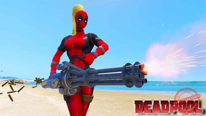 GTA 5 Mods Lady Deadpool - GTA 5 Mods Website