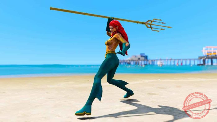 GTA 5 Mods Mera the Aquagirl - GTA 5 Mods Website