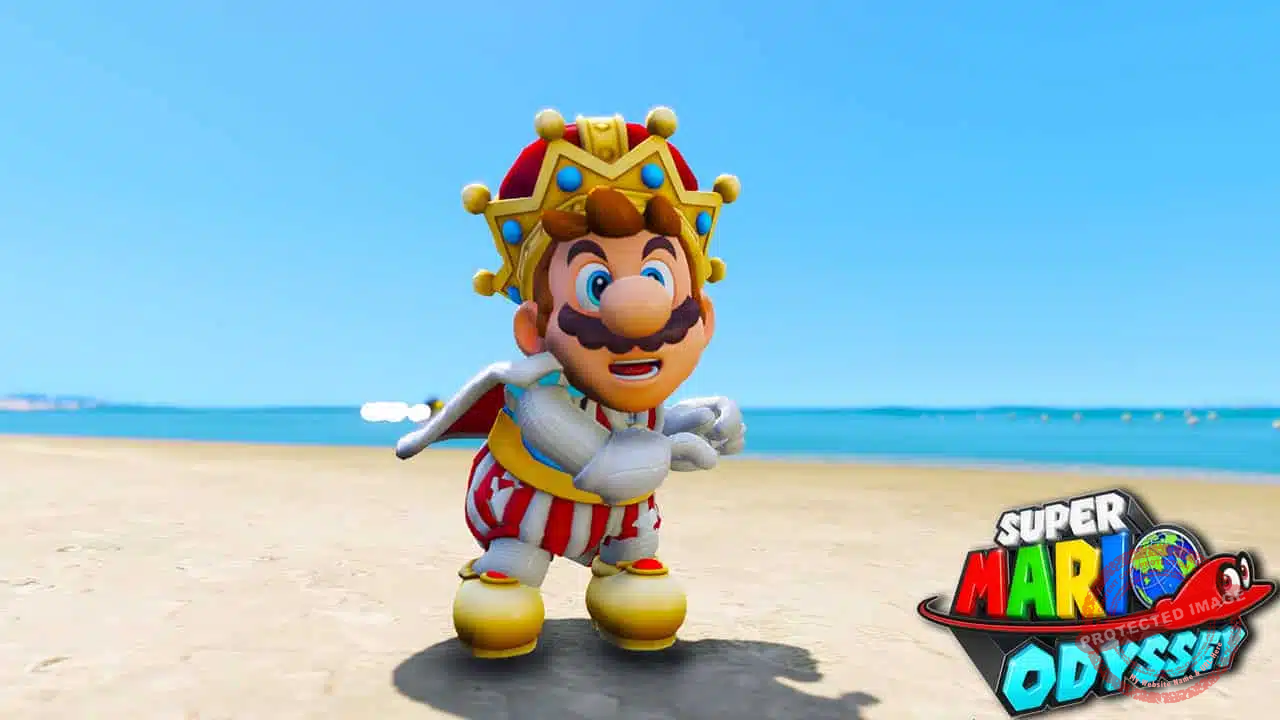 GTA 5 Mods Mario King in Super Mario Odyssay - GTA 5 Mods Website