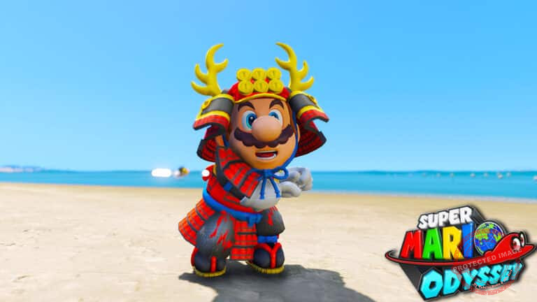 GTA 5 Mods Mario Samurai in Super Mario Odyssay - GTA 5 Mods Website