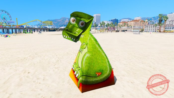 GTA 5 Mods T-Rex illusion - GTA 5 Mods Website