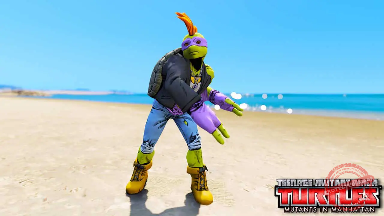 GTA 5 Mods TMNT Donatello Rock & Roll - GTA 5 Mods Website