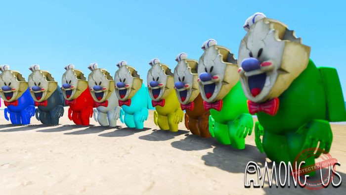 GTA 5 Mods Among Us Ice Scream Man - GTA 5 Mods Website