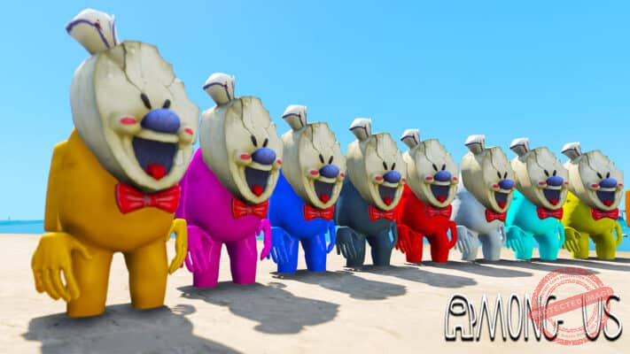 GTA 5 Mods Among Us Ice Scream Man - GTA 5 Mods Website