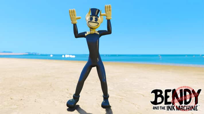GTA 5 Mods Stylized Bendy - GTA 5 Mods Website
