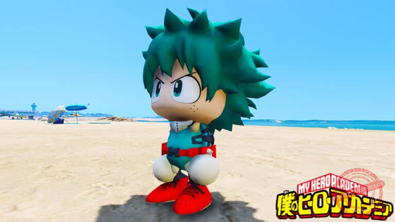GTA 5 Mods Izuku Deku Midoriya Chibi in My Hero Academia - GTA 5 Mods ...