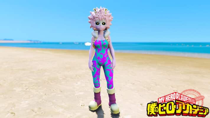GTA 5 Mods Mina Ashido in My Hero Academia - GTA 5 Mods Website