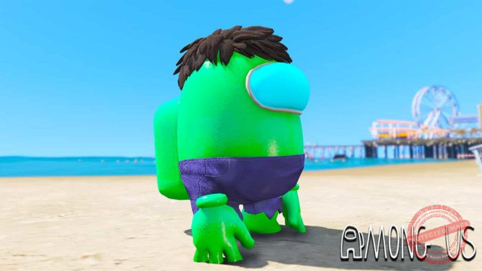 GTA 5 Mods Among Us HULK V2 - GTA 5 Mods Website