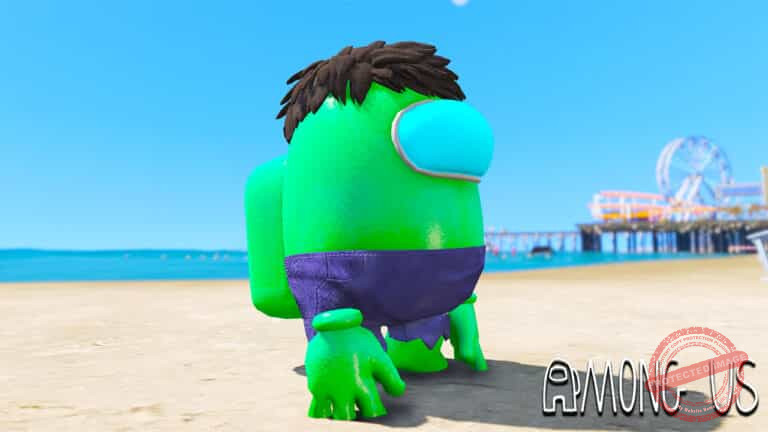 GTA 5 Mods Among Us HULK V2 - GTA 5 Mods Website